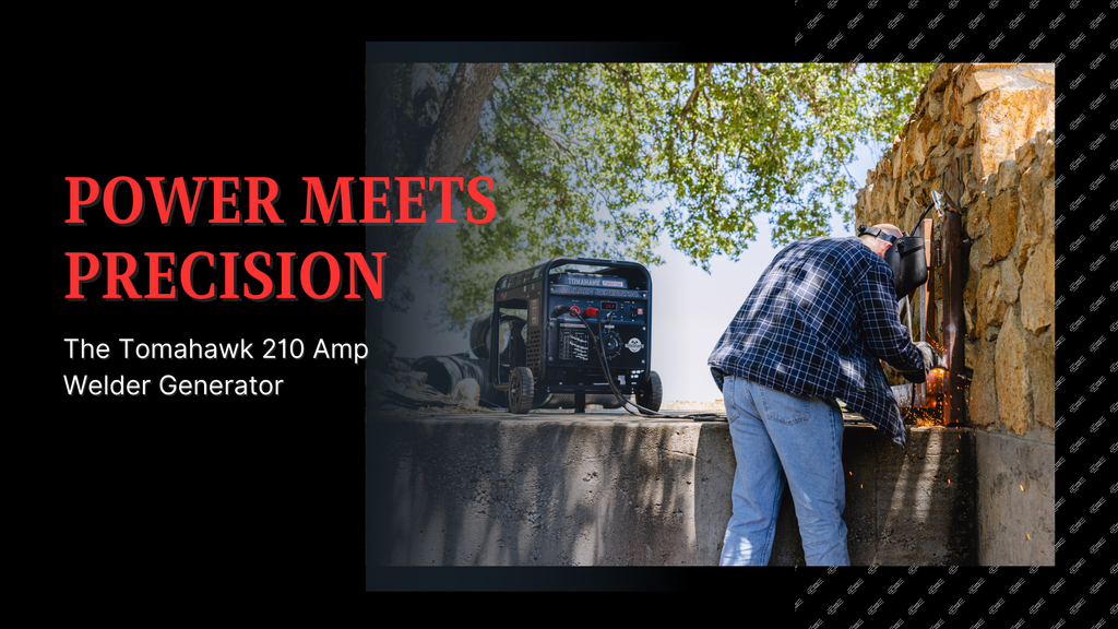 Power Meets Precision: The Tomahawk 210 Amp Welder Generator – Tomahawk ...