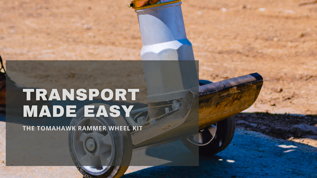 Transport Made Easy: The Tomahawk Rammer Wheel Kit – Tomahawk Power