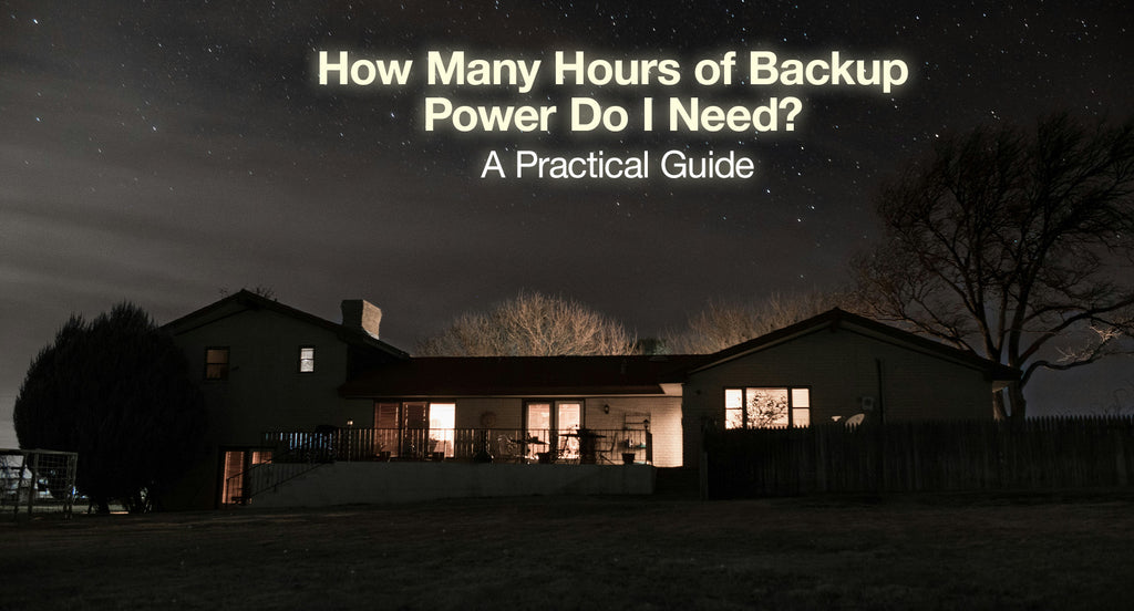 How Many Hours of Backup Power Do I Need? A Practical Guide – Tomahawk ...