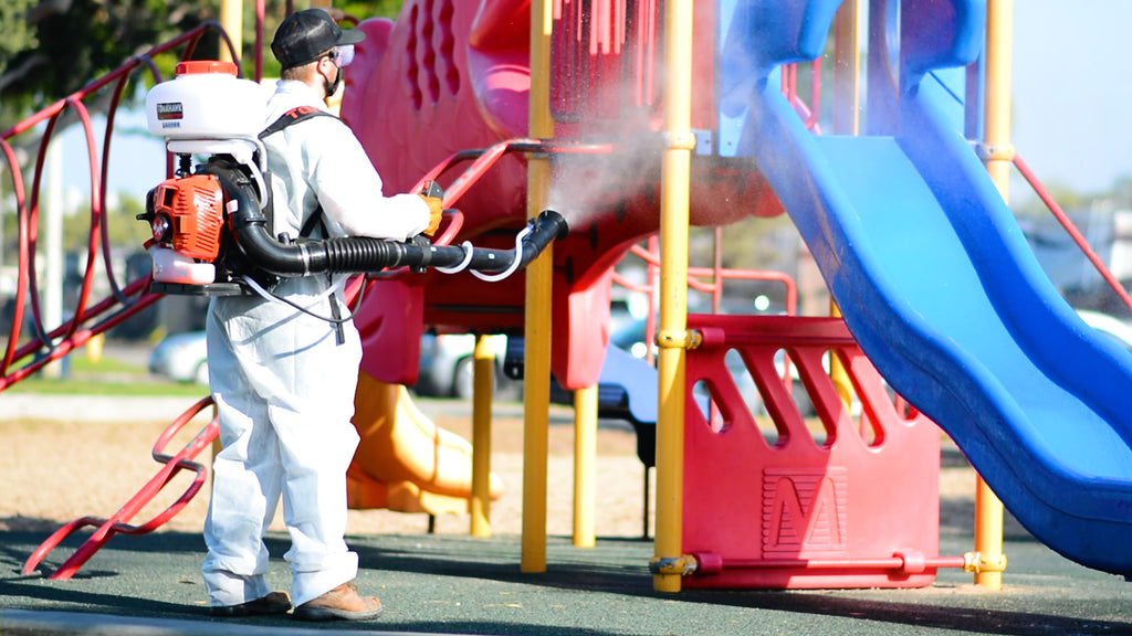 Stopping The Spread Of Coronavirus With Tomahawk Backpack Sprayers And ...
