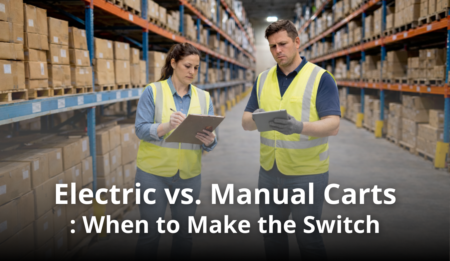 Electric vs. Manual Carts: When to Make the Switch