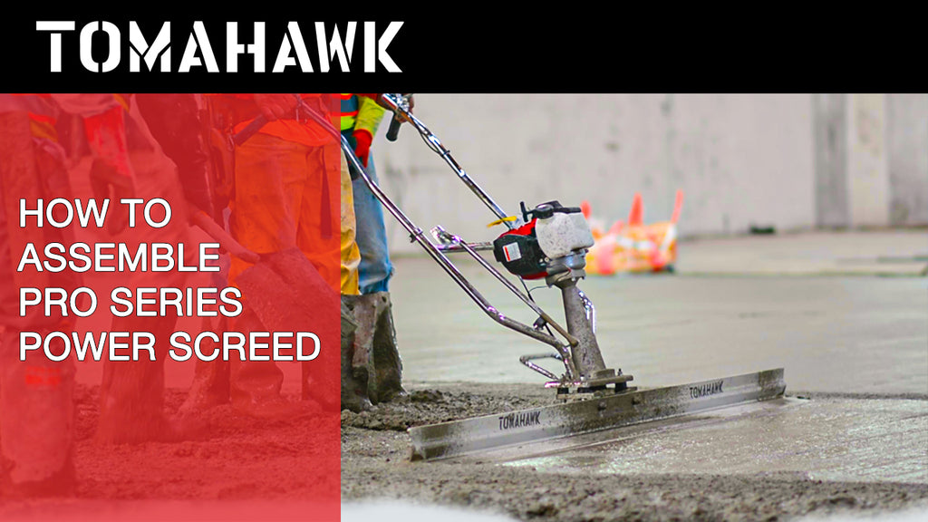 How to Assemble and Start a Tomahawk Pro Series Concrete Screed ...