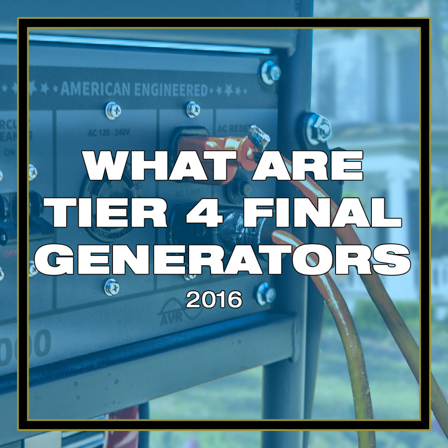 What are Tier 4 Final for Generators: Where do they Currently Stand in