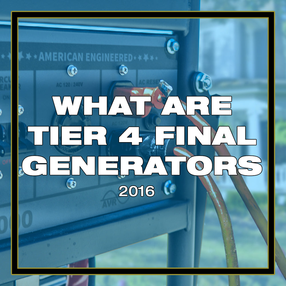 What are Tier 4 Final for Generators: Where do they Currently Stand in ...