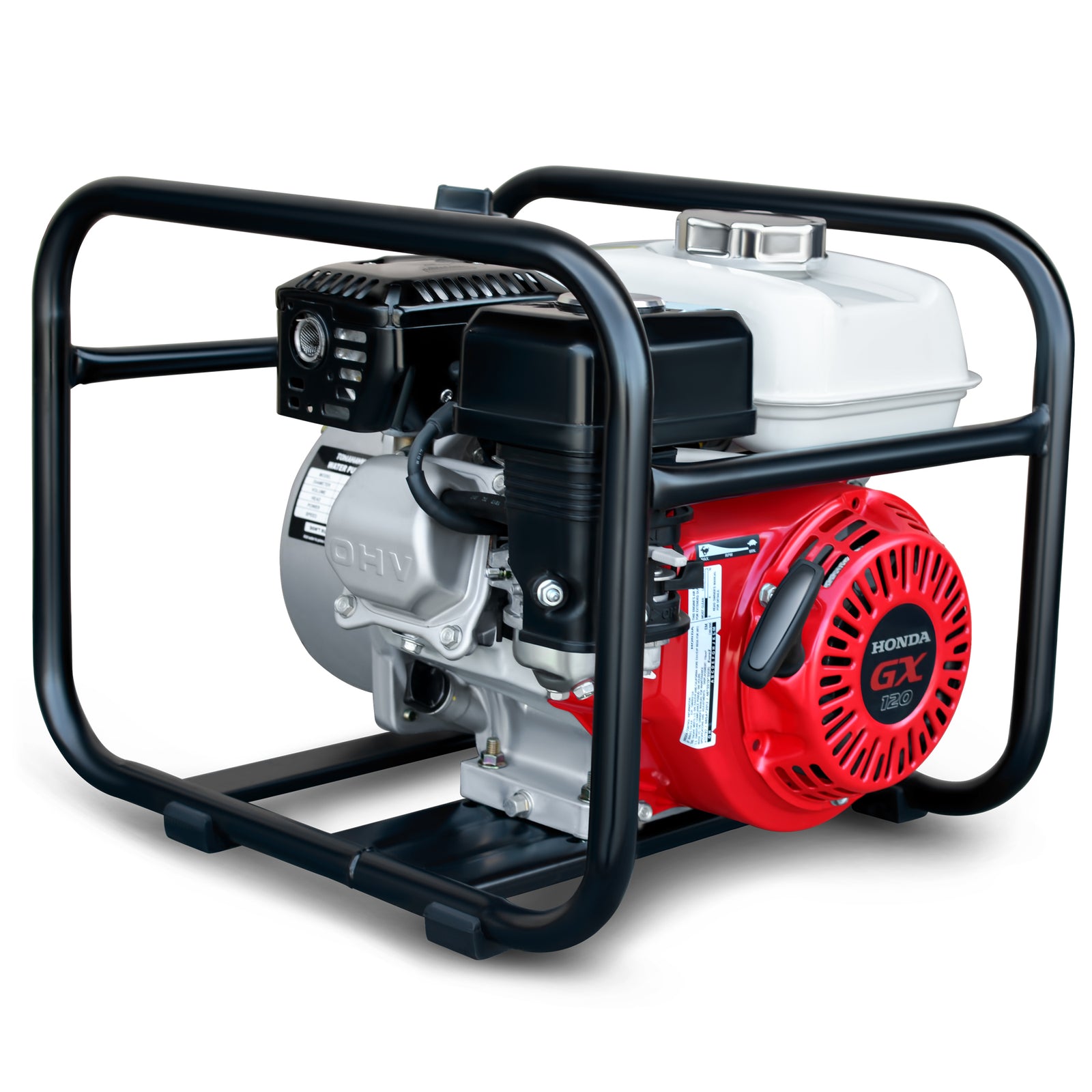 2 Inch Trash Water Pump 164 GPM 3.5HP GX120 powered by Honda Portable ...