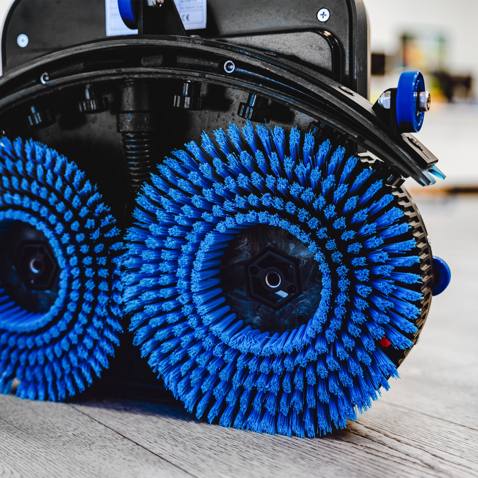 PRE ORDER: Electric Floor Scrubber Cleaner with 18” Power Mop Brushes ...