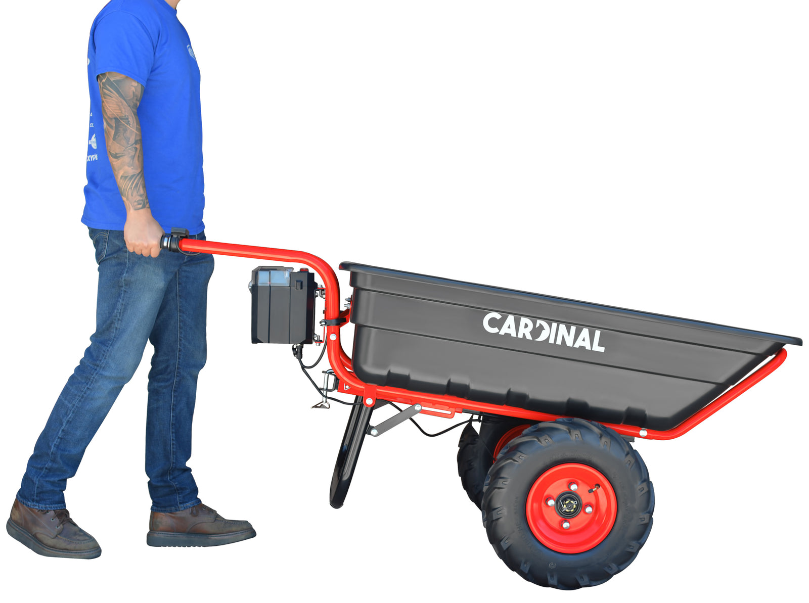 PRE ORDER: Heavy Duty Electric Utility Cart 40V Battery-Powered Wheelb ...