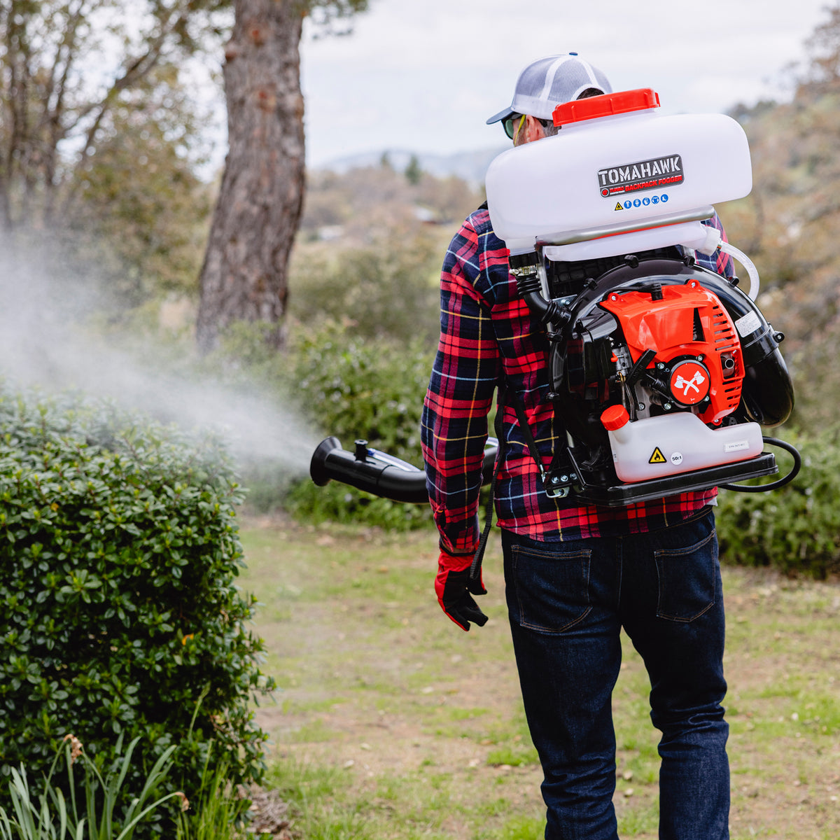 3.7 Gal Turbo Boosted Backpack Mosquito Fogger Leaf Blower for Pest Co