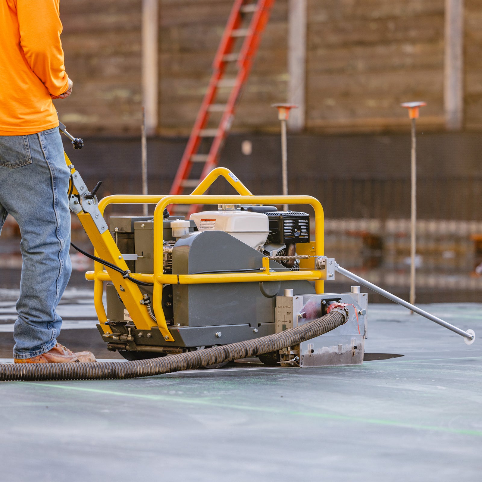 10" Early Entry Green Concrete Saw with 13 HP Honda GX390 Engine ...