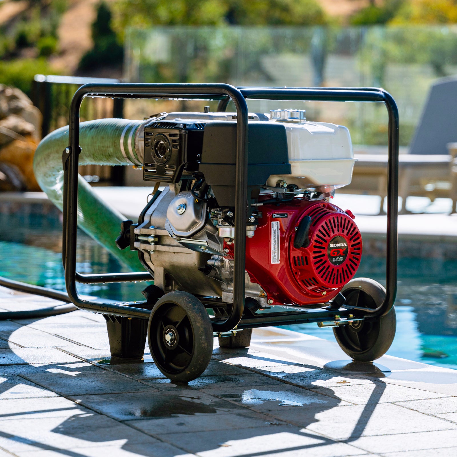 PRE ORDER: 4 Inch Trash Water Pump 423 GPM 13 HP GX390 powered by Hond ...