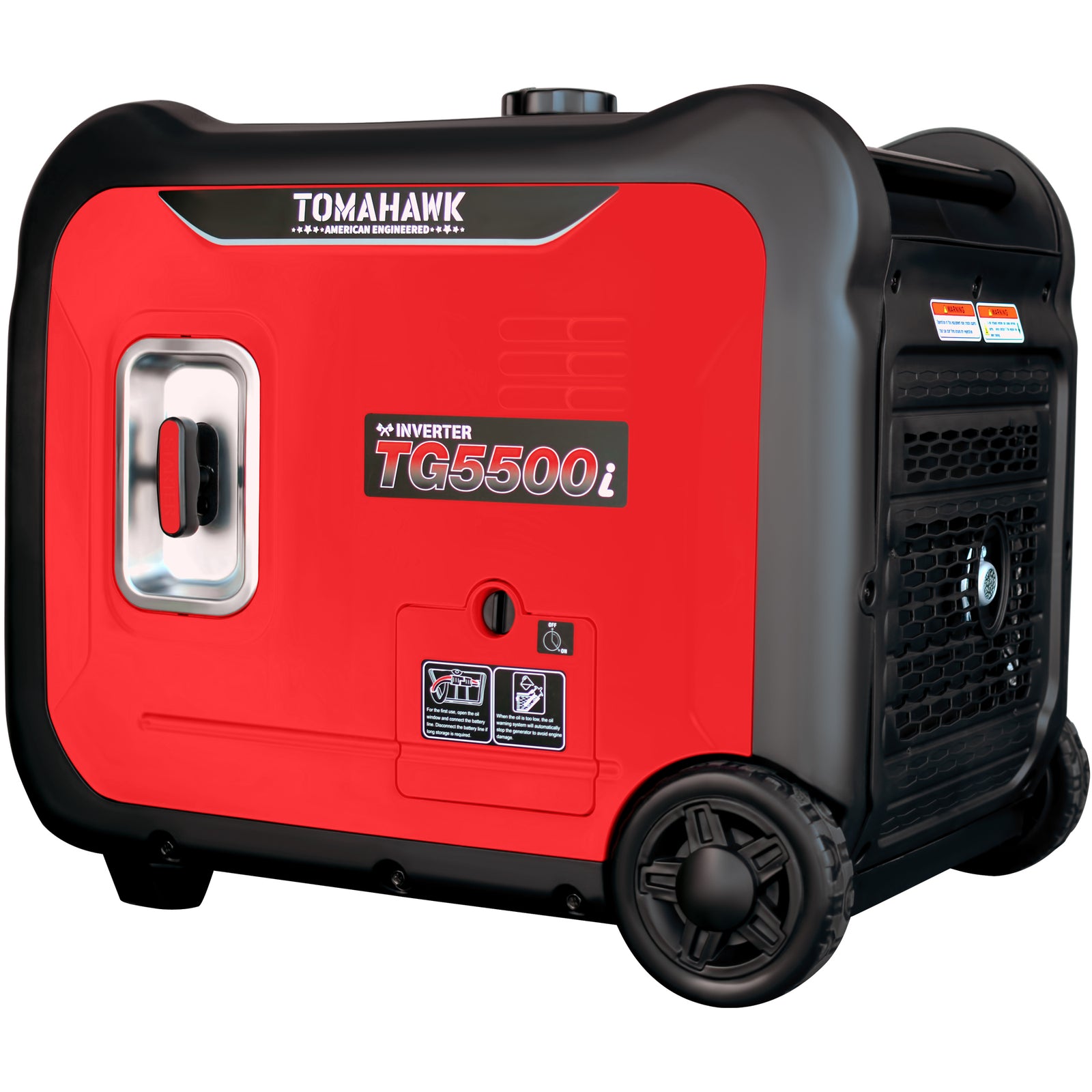 5500 Watt Inverter Generator Super Quiet Portable Gas Power Profession ...