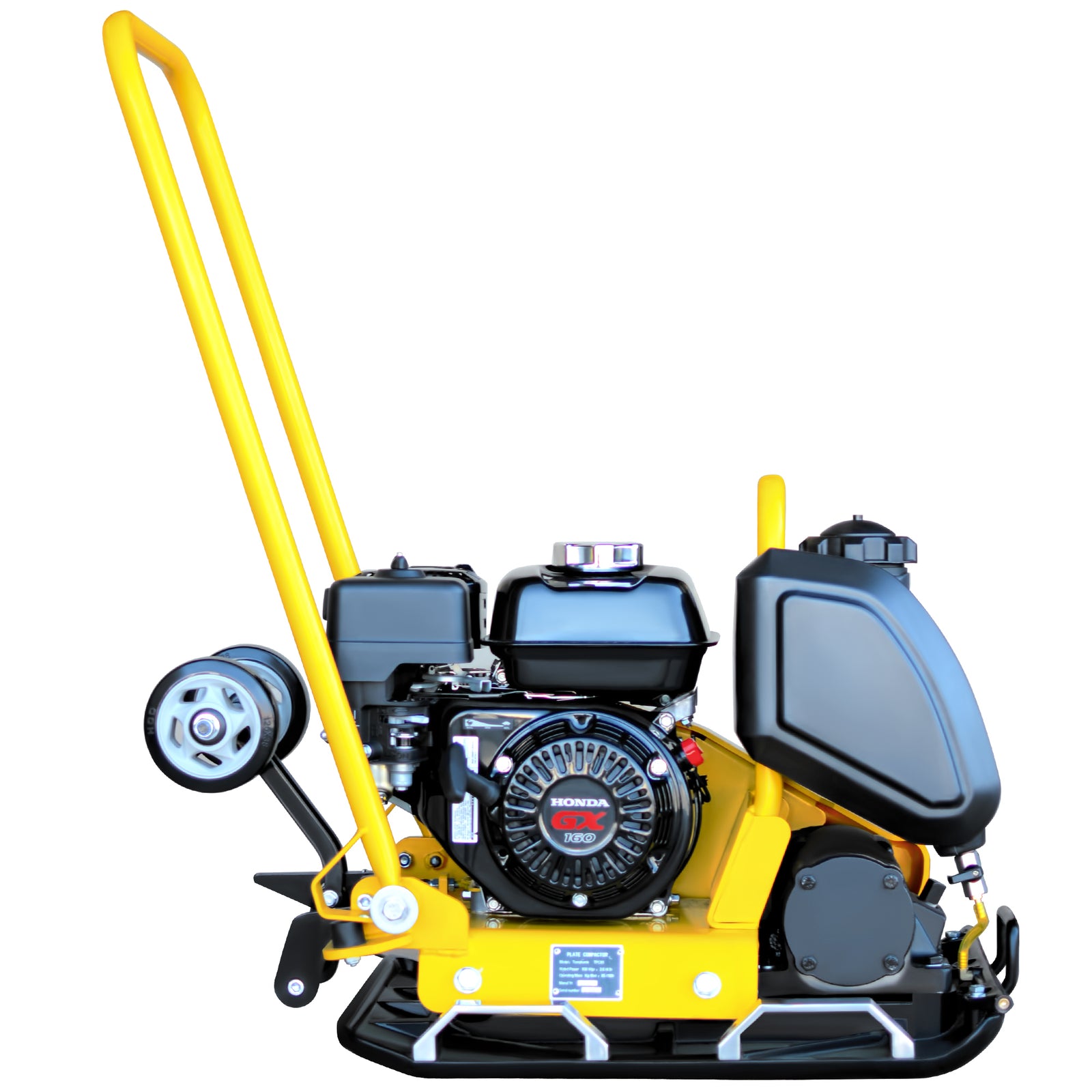 5.5 HP Honda Vibratory Plate Compactor 23x17" for Soil Asphalt Paver C ...