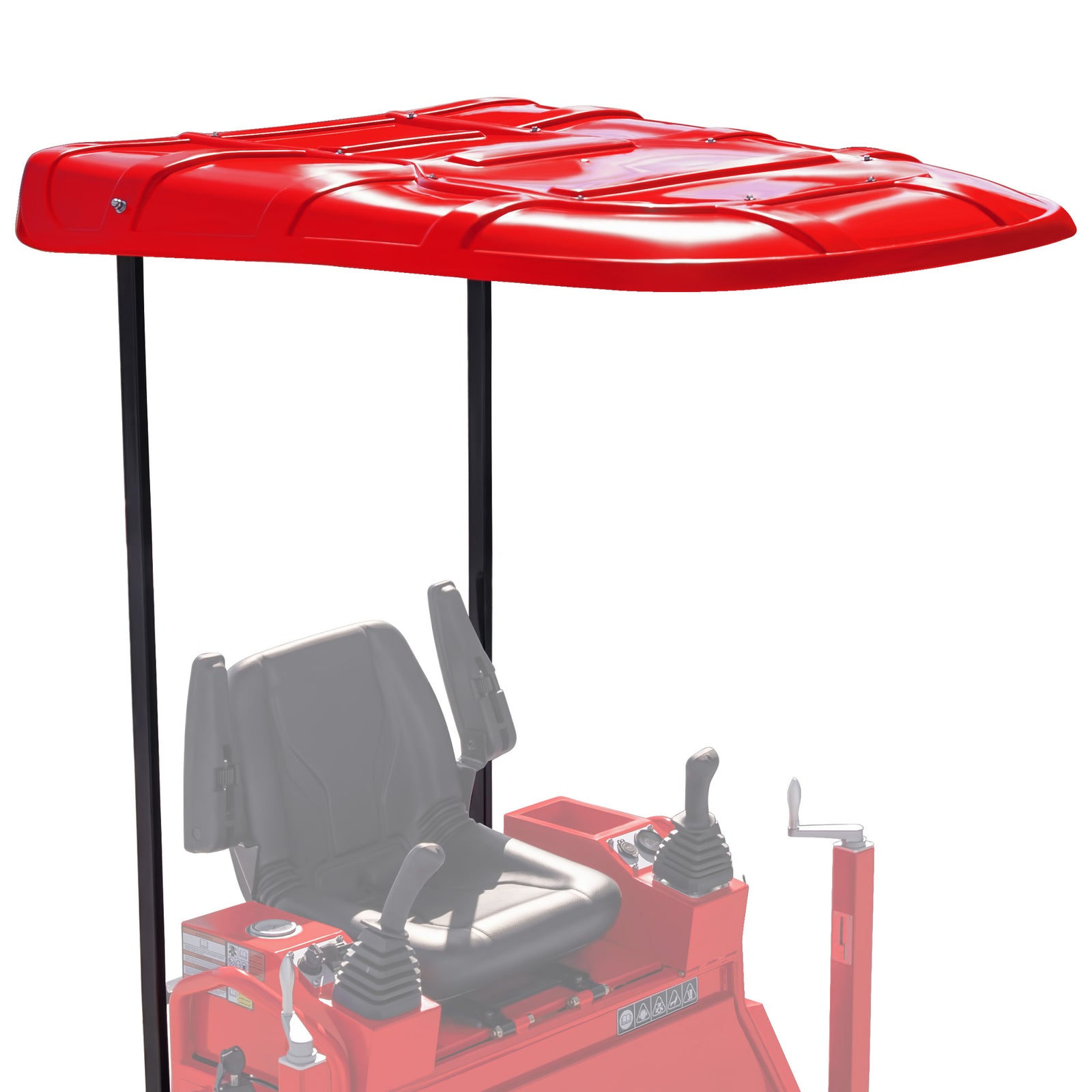 Canopy Cover for 8ft Ride-On Concrete Power Trowel – Tomahawk Power