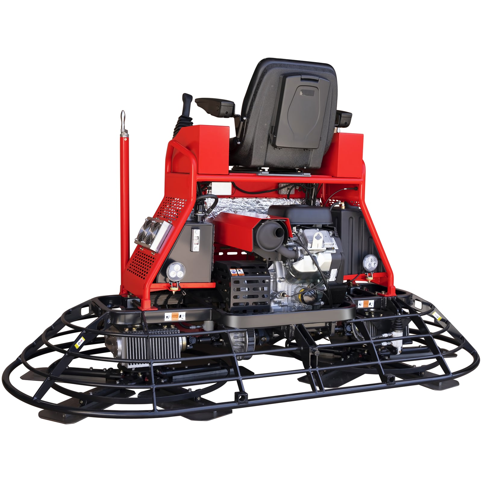 8 Foot Ride-On Concrete Power Trowel with 35HP Vanguard Engine ...