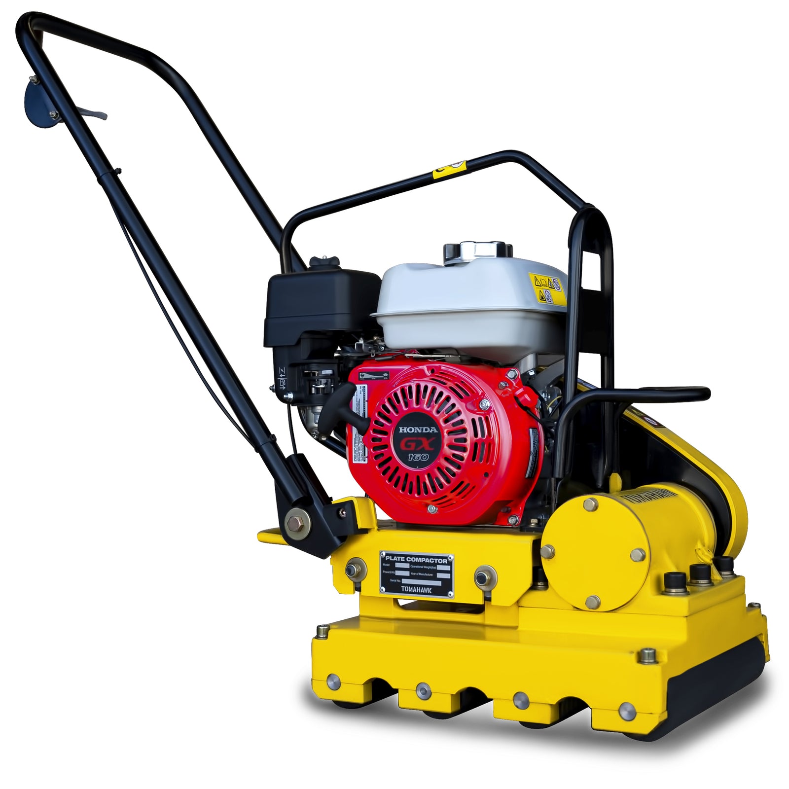 5.5 HP Honda Paver Roller Compactor 17x12 for Pavers, Bricks, Stone, S ...