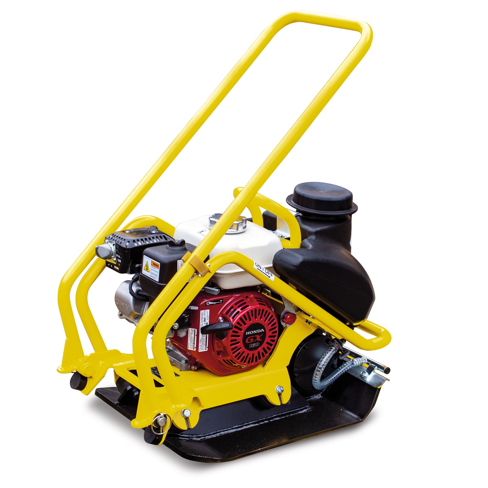 5.5 HP Honda Vibratory Plate Compactor for Asphalt Aggregate Soil Comp ...