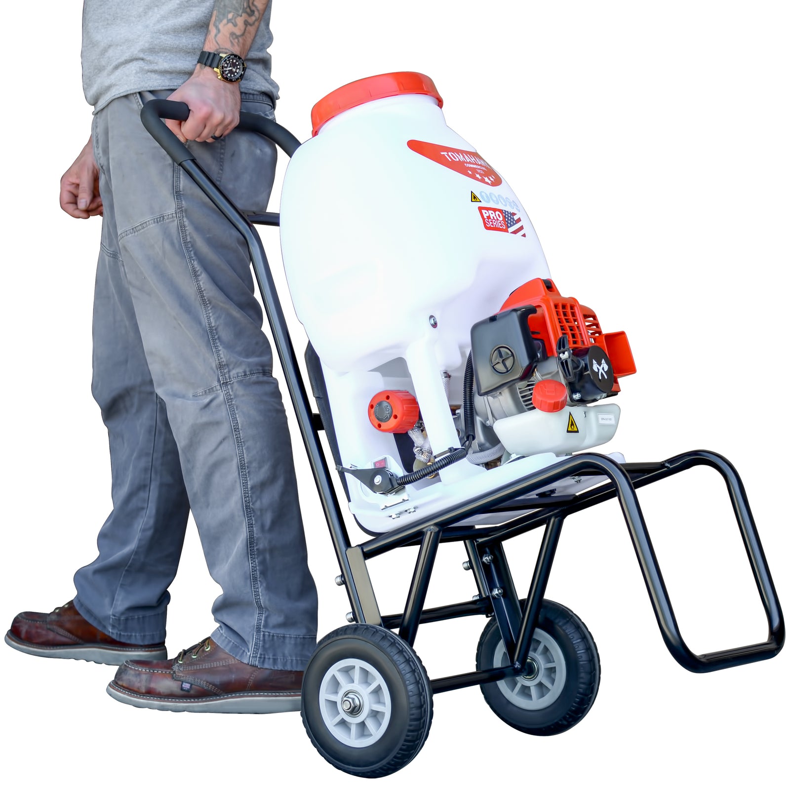 Push Cart Trolley for Backpack Sprayer – Tomahawk Power