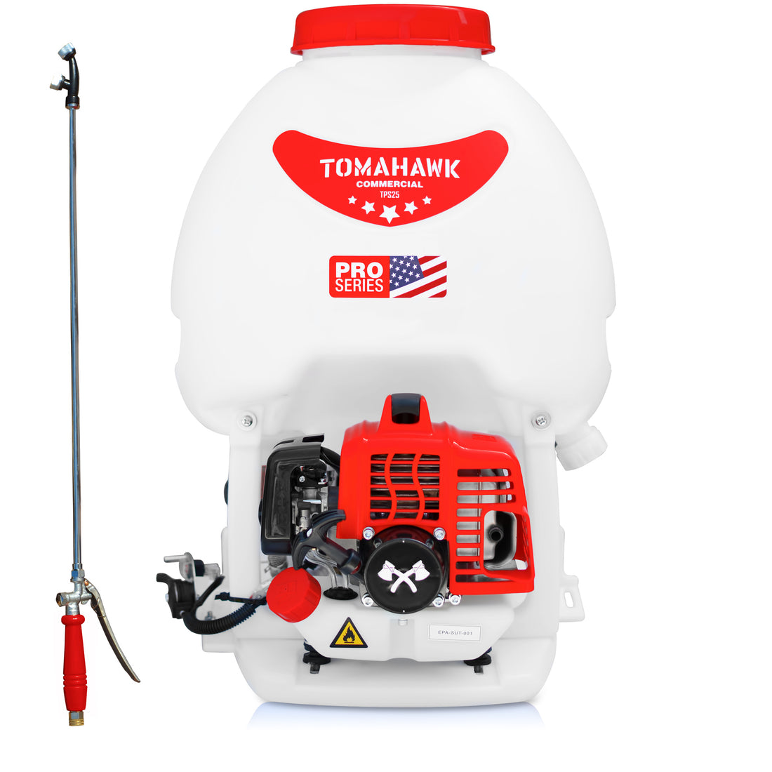 5 Gallon Gas Power Backpack Sprayer with Twin Tip Nozzle for Pesticide