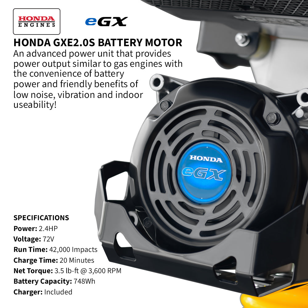 2.4 HP Battery Powered Vibratory Rammer Tamper Compactor with Honda GX ...