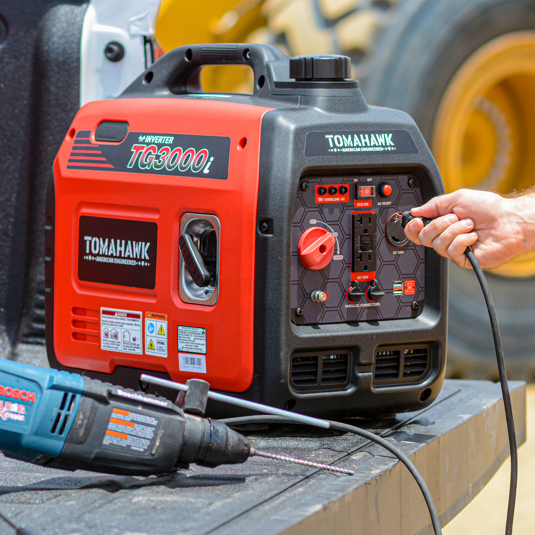 3000 Watt Inverter Generator Super Quiet Portable Gas Power Profession