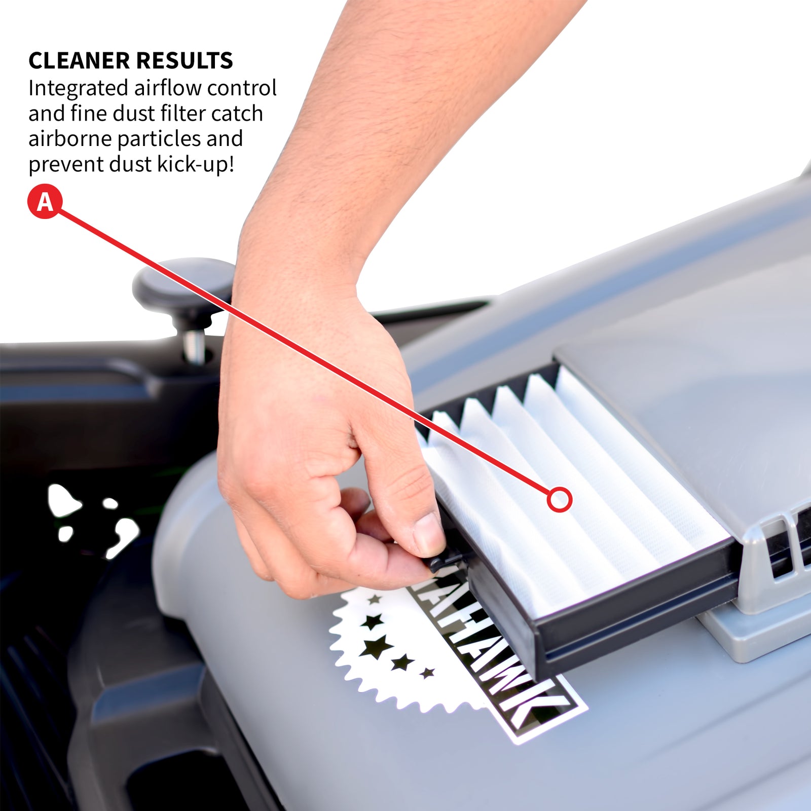 Commercial 38" Push Sweeper with Triple Power Brooms – Tomahawk Power