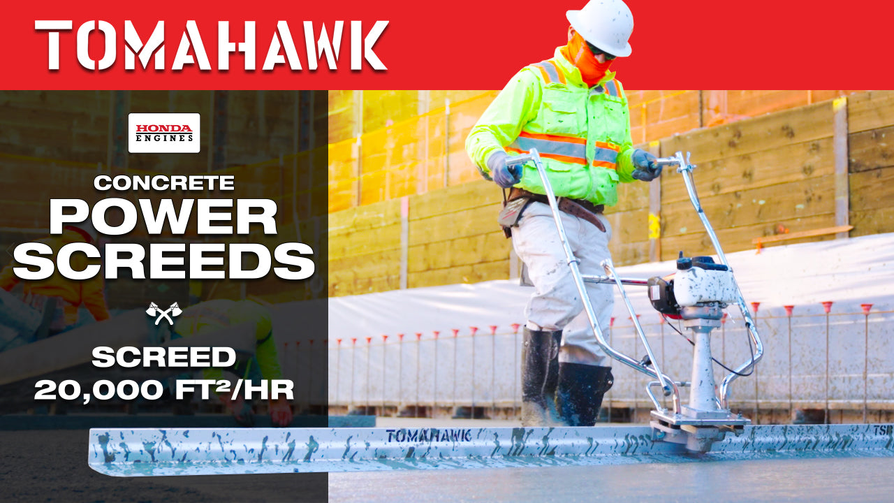 Tomahawk PRO Series Honda Power Screed Single Magnesium Blade Bundle ...